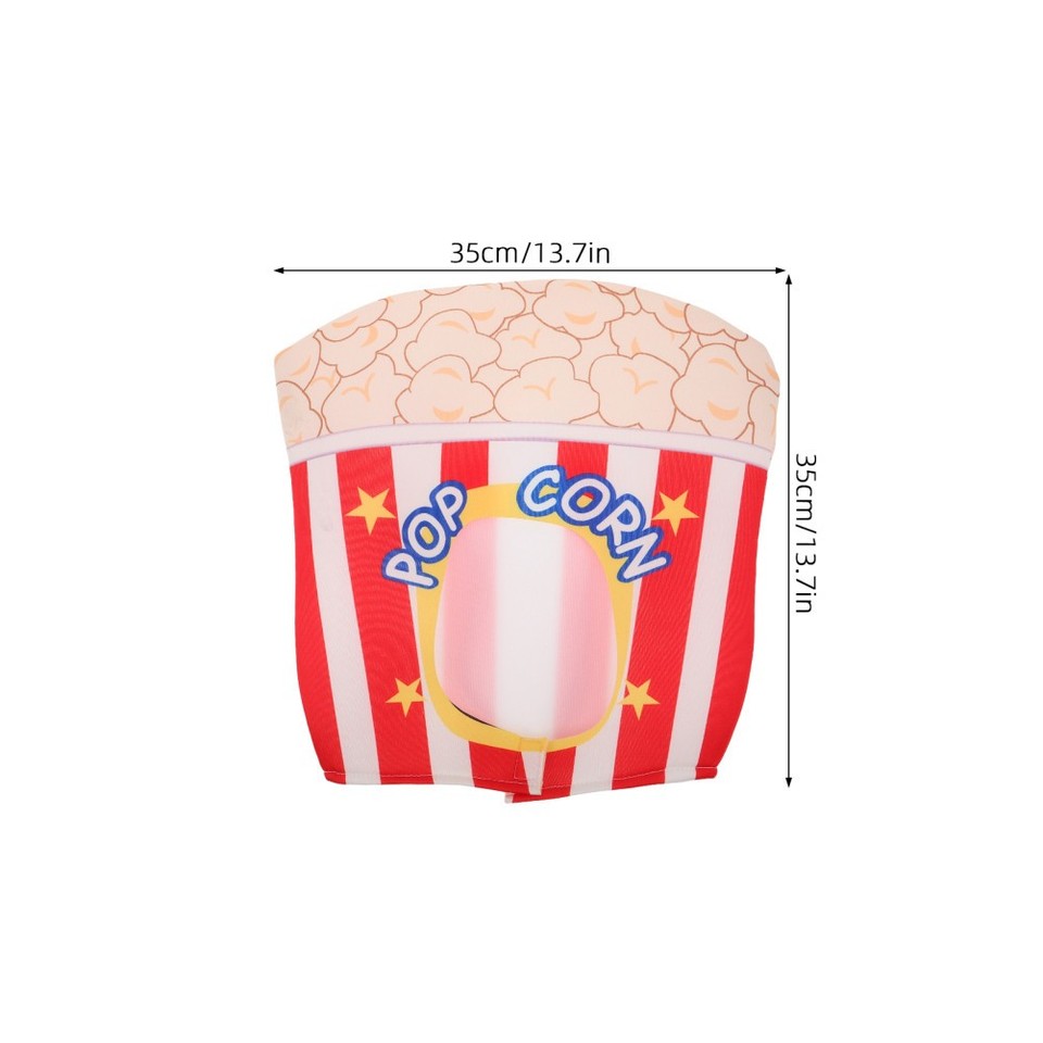 Popcorn Bucket Hood Festive Headwear Christmas Headgear Crazy Hats ...