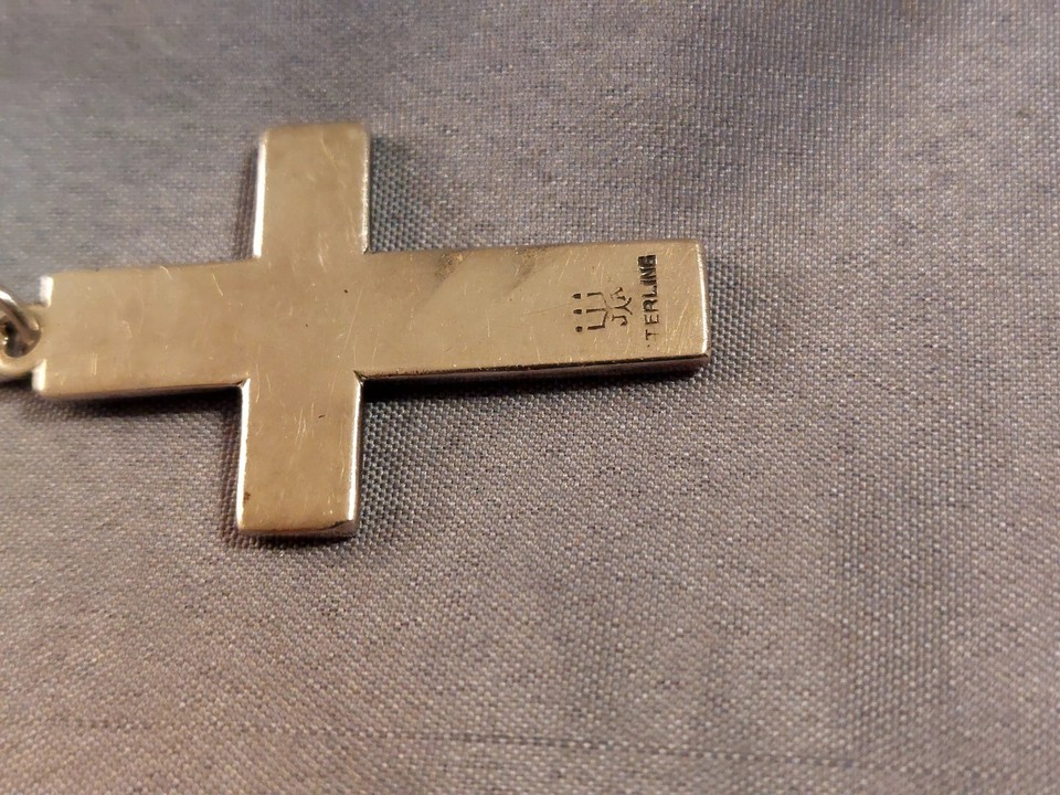 Rare James Avery Sterling Silver Staurogram Cross Pendant | eBay