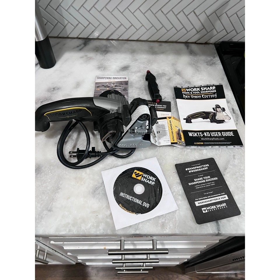 Work Sharp Knife & Tool Sharpener Ken Onion Edition WSKTS-KO Complete w ...