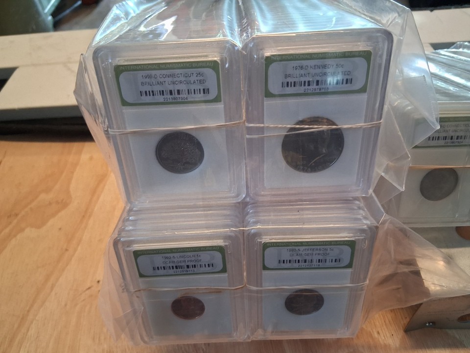 LOT 🔥 Estate Find U.S. Coin Collection - Uncirculated, Gem, 100 Coins ...