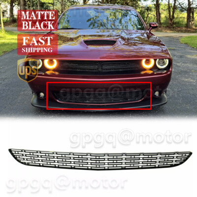 For Dodge Challenger 2015-2022 Front Bumper Lower Grille Grill Black ...