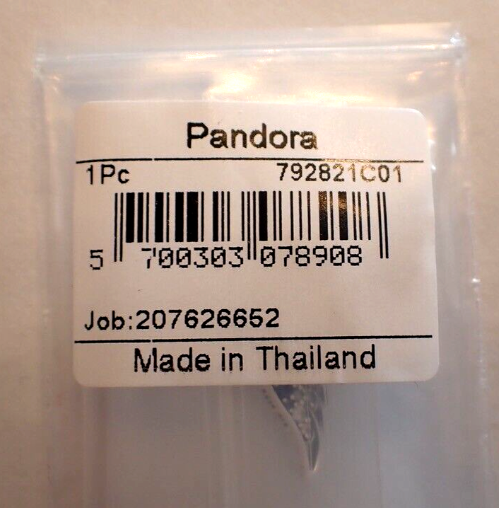 Authentic Pandora #792821C01 Sparkling Splittable Angel Wings Dangle ...