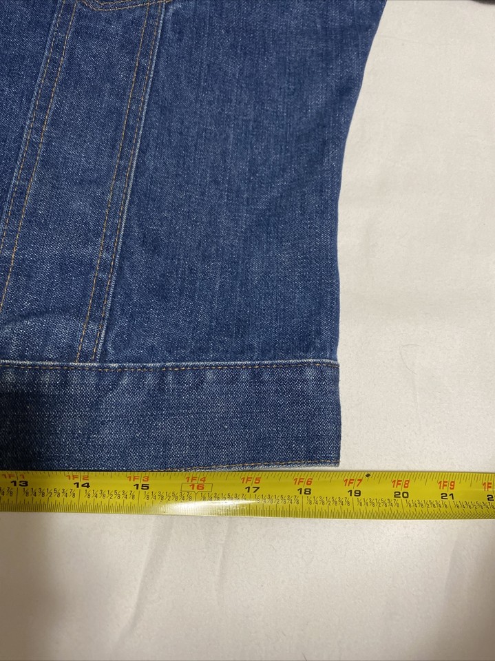 Vtg 1970s DO-NOTHING SEDGEFIELD Blue Denim GREASE MOVIE PROMO Jean ...