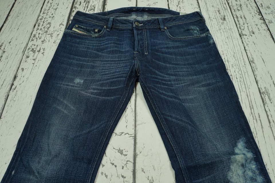 DIESEL ZATHAN 8TE 008TE JEANS W34 L32 34x32 34/32 34x32,48" 100% ...