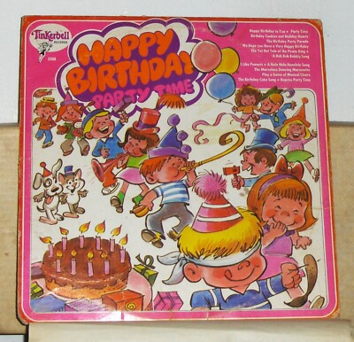 Happy Birthday Party Time - 1969 Vinyl LP Record Album | eBay