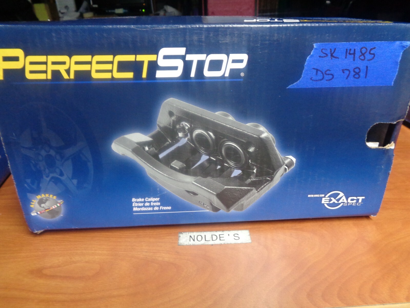 Perfect Stop Rebuilt Brake Caliper With Hardware 89X17936A SK1485 DS781 ...
