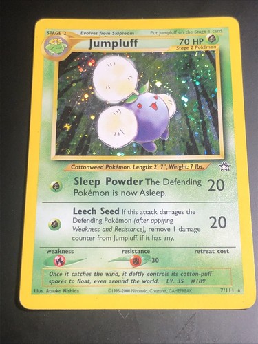 Jumpluff Holo 7/111 - Pokemon Neo Genesis - LP P87 | eBay