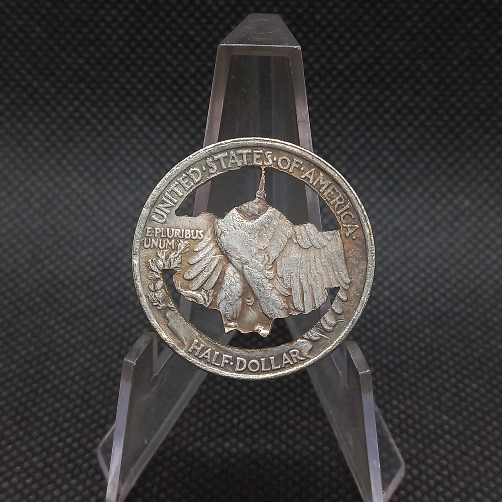 Cut Coin Diablo God of Death and Destruction Goth Fantasy Dollar Unique ...