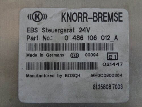 MAN TGA EBS Steuergerat 0486106012 A, 81258087003 computer control unit ecu edc | eBay