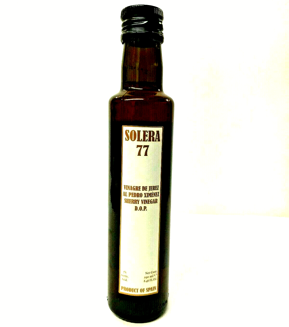 Organic Balsamic Vinegar Solera 77 CADIZ 250ml Glass Bottle - Next Day ...