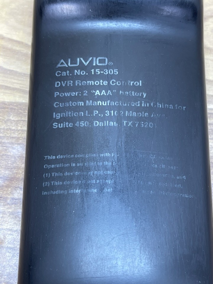 AUVIO Universal Home Theater Remote Control 15-305 | eBay