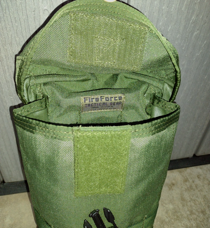 (1) ALICE PACK SIDE POUCH MODULAR UTILITY POUCH FIREFORCE TACTICAL OD ...