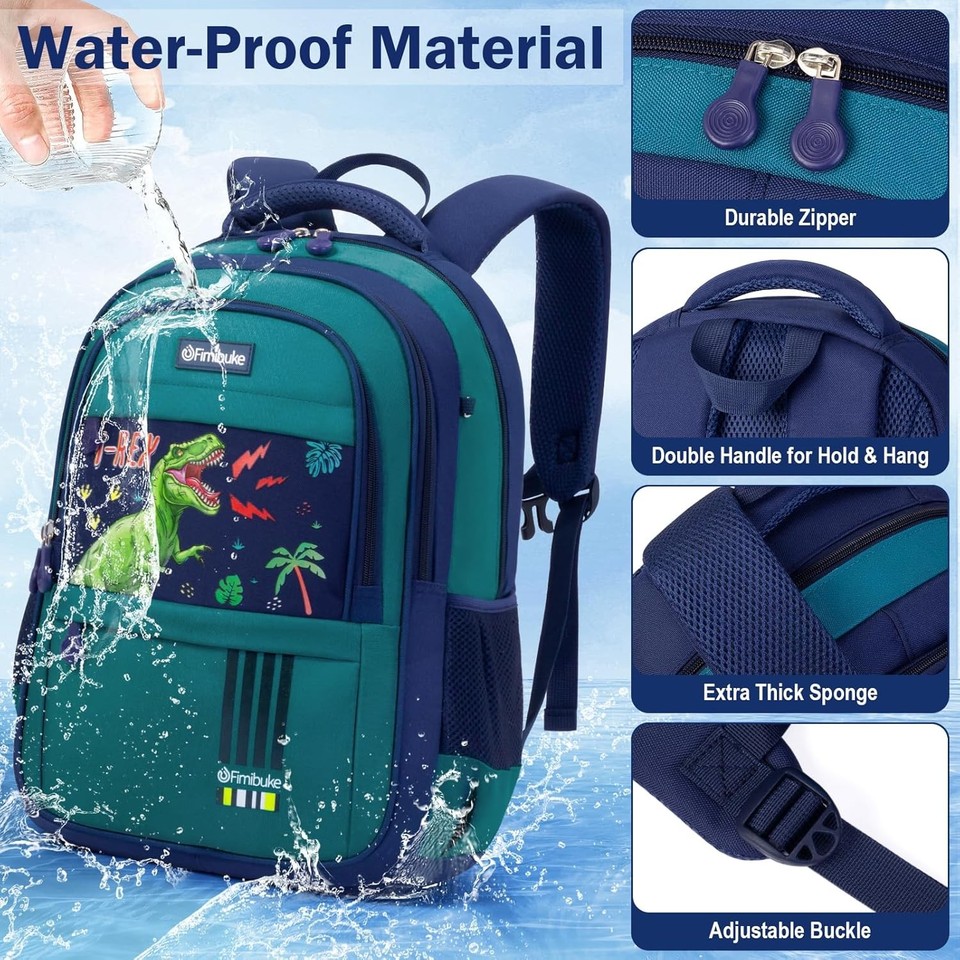 Fimibuke Kids Backpack for School Girls - 3 PCS Waterproof Teen A6 ...