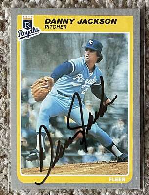 Danny Jackson signed 1985 Fleer - Royals | eBay