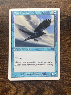 Storm Crow Seventh 7th Edition 100/350 MTG Magic The Gathering L835* | eBay
