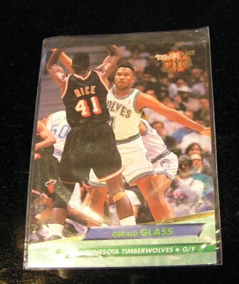 1992-93 Fleer Ultra Gerald Glass Minnesota Timberwolves #110 NBA Card ...