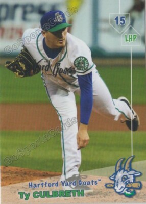 2019 Hartford Yard Goats Ty Culbreth RC Rookie Colorado Rockies | eBay