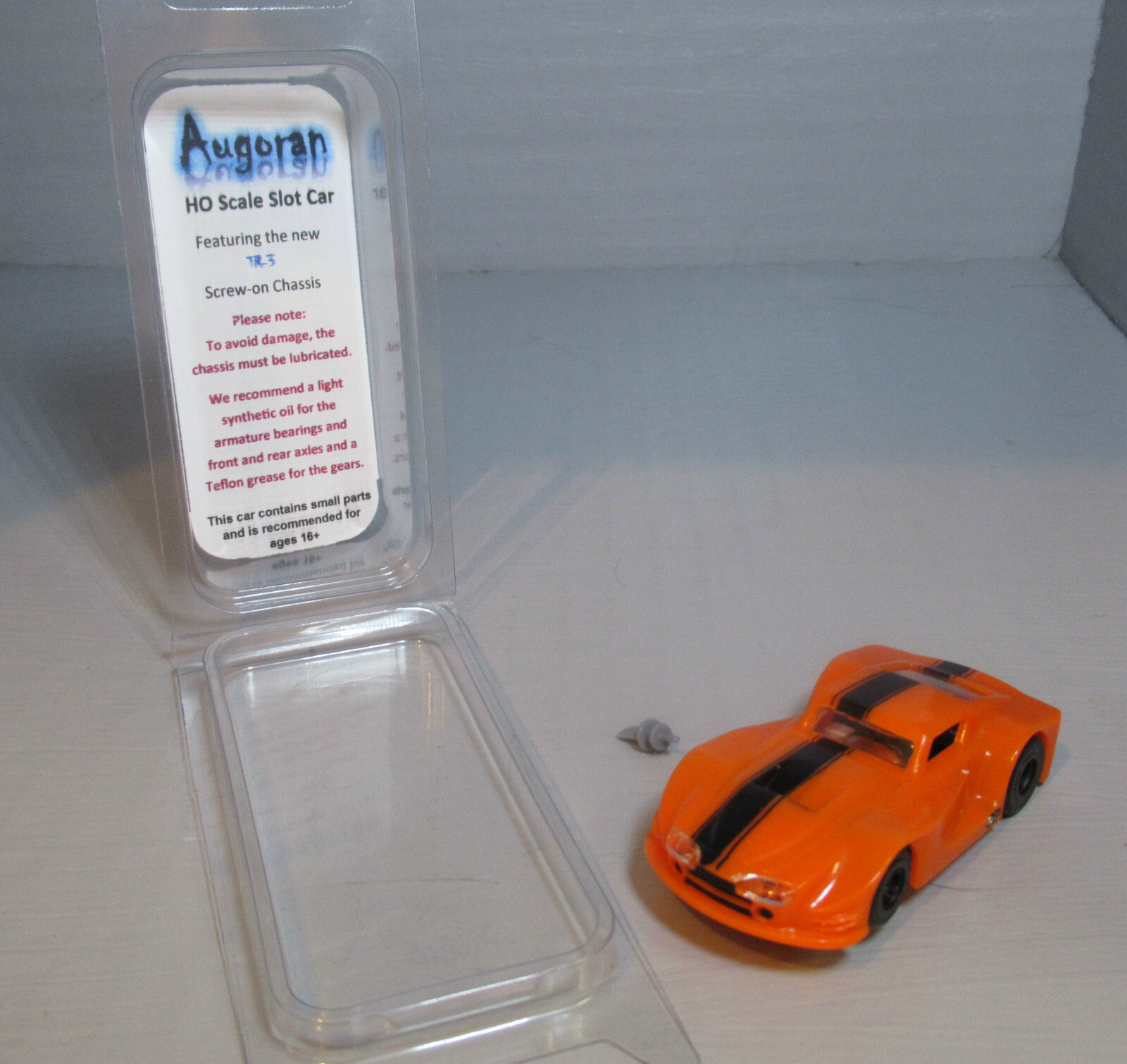 "NEW" AUGORAN ORANGE/BLACK T JET CAR (BY JAG HOBBIES) | eBay