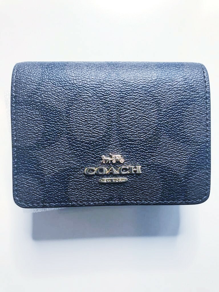 Coach Mini Wallet On A Chain In Signature Canvas | eBay
