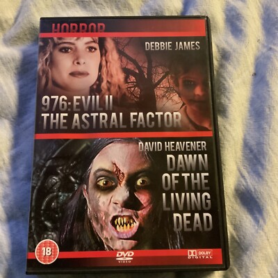 976 Evil 2 The Astral Factor & Dawn Of The Living Dead Horror Dvd 2 ...