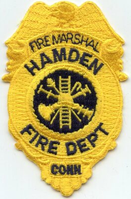 HAMDEN CONNECTICUT CT Fire Marshal FIRE PATCH | eBay
