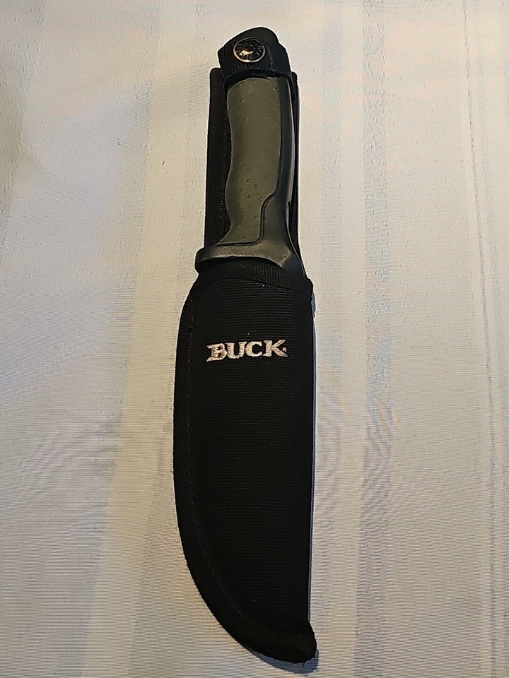 Tops Buck Nighthawk 655 USA Knife with Sheath In Excellent Condition ...