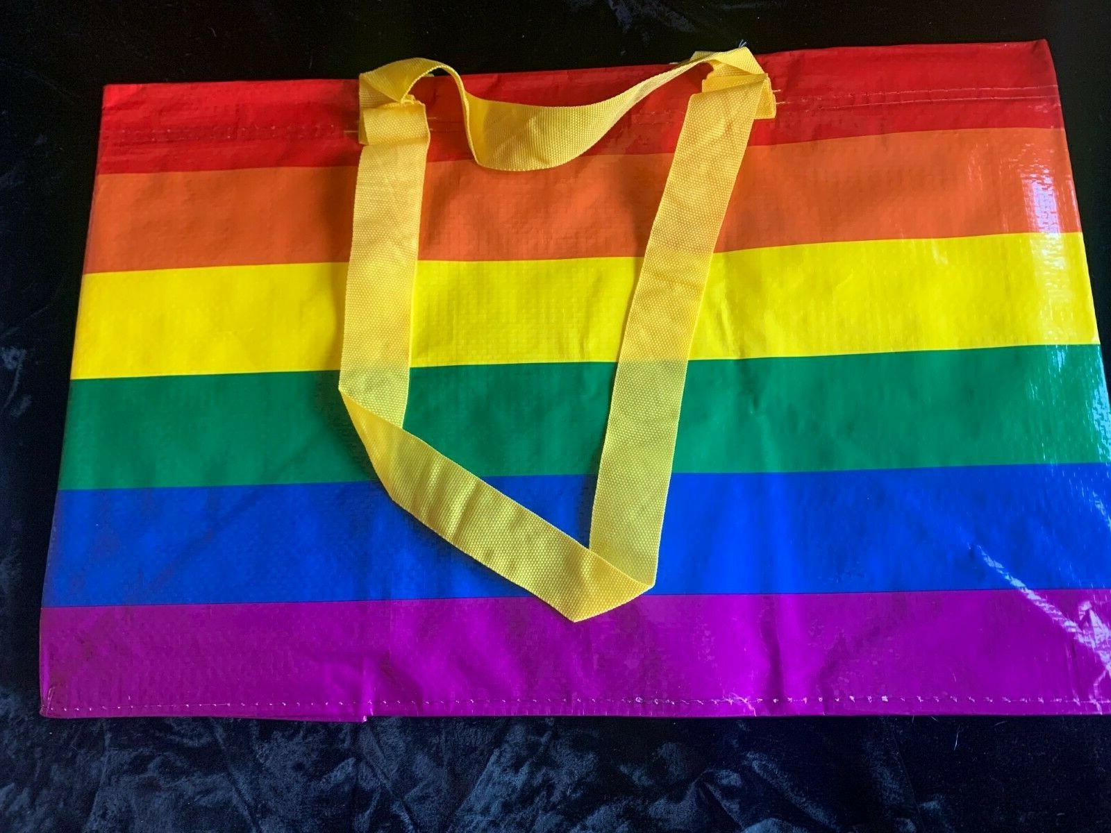 IKEA BIG TOTE BAG Storstomma Large Rainbow Reusable Shopping Bag | eBay