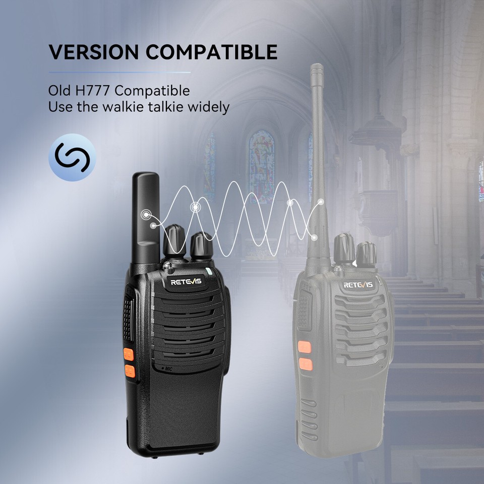 Long Range Walkie Talkies Retevis H777 Rechargeable FRS Two Way Radio ...