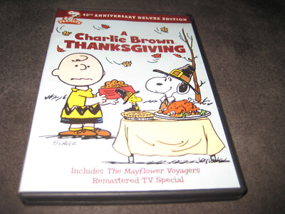 A CHARLIE BROWN THANKSGIVING (DVD 2013) GC - NR - FS - HOLIDAY FAMILY ...