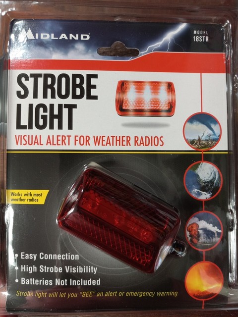 Midland Strobe Light for Weather Radios Mdl18str for sale online | eBay