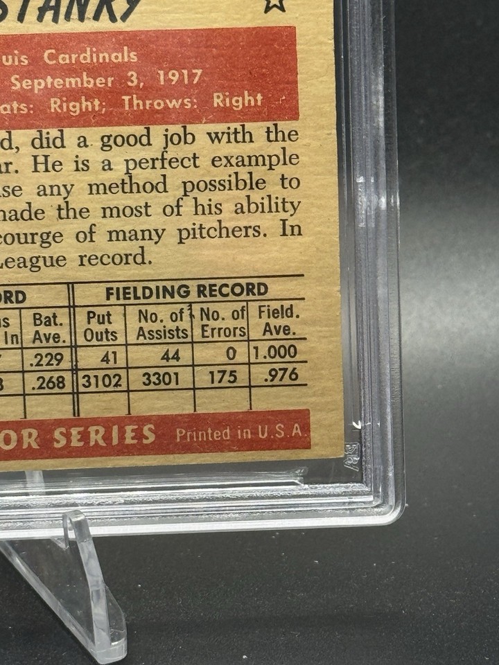 1953 Bowman Color #49 Eddie Stanky PSA 7 NM – Vintage Baseball Card | eBay
