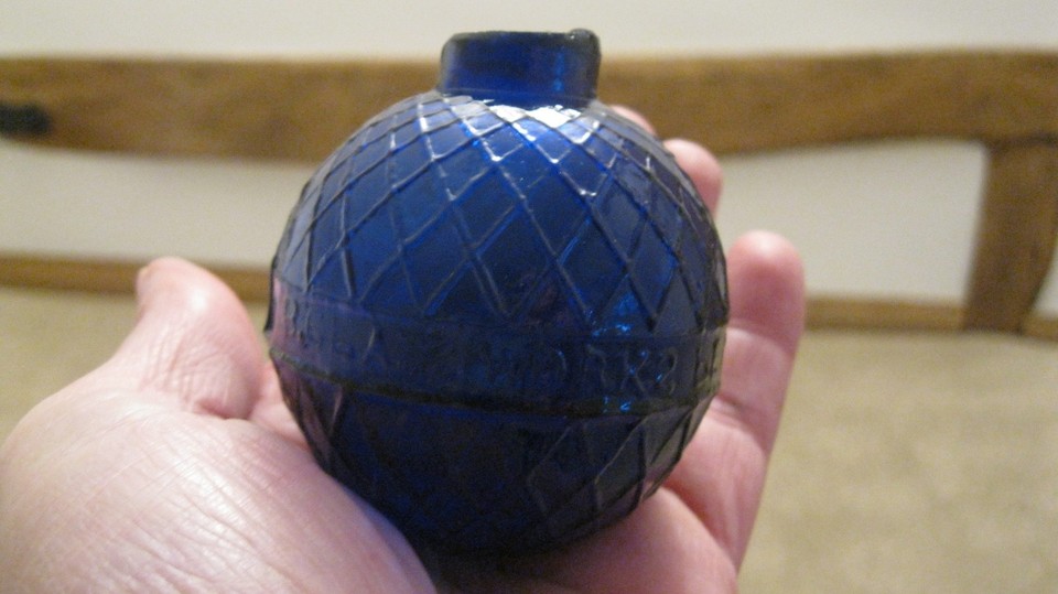 GLASSWORKS PERTH BLUE SHOOTING GLASS TARGET BALL | eBay