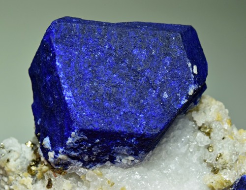 106 Gram Royal blue Lazurite Crystal Specimen With Rare Forsterite ...