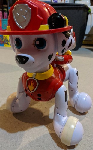 Paw Patrol Spin Master Marshall Zoomer Interactive Pup with Missions ...