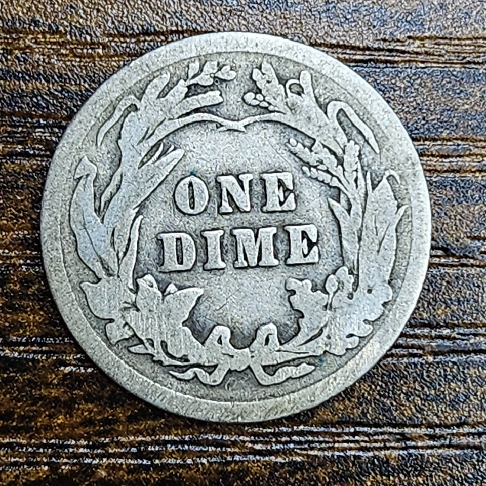 1913-P Barber Dime 10 Cents 90% Silver Circulated - Junk Gap Filler | eBay