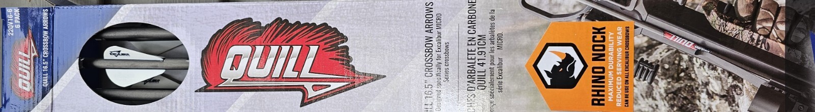 Excalibur QUILL Carbon Crossbow Bolts 16.5" | eBay