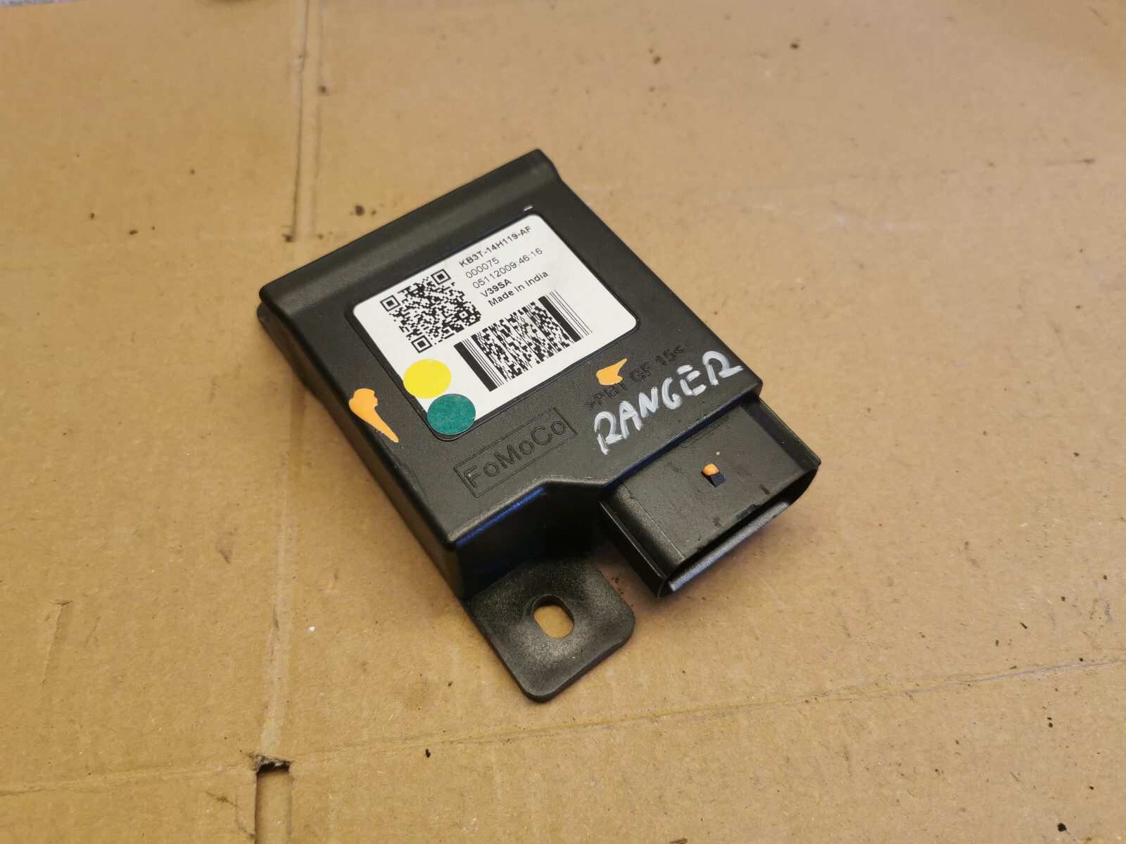 FORD RANGER T6 P375 2020 ROLLER SHUTTER CONTROL MODULE KB3T-14H119-AF ...