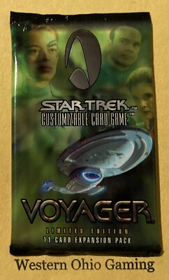 Star Trek CCG Voyager Booster Pack NEW TCG Collectible Trading Card ...
