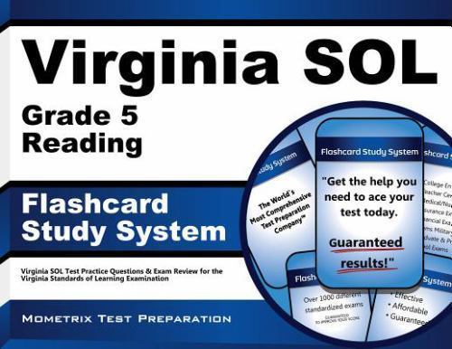 Virginia SOL Grade 5 Reading Flashcard Study System : Virginia SOL Test ...