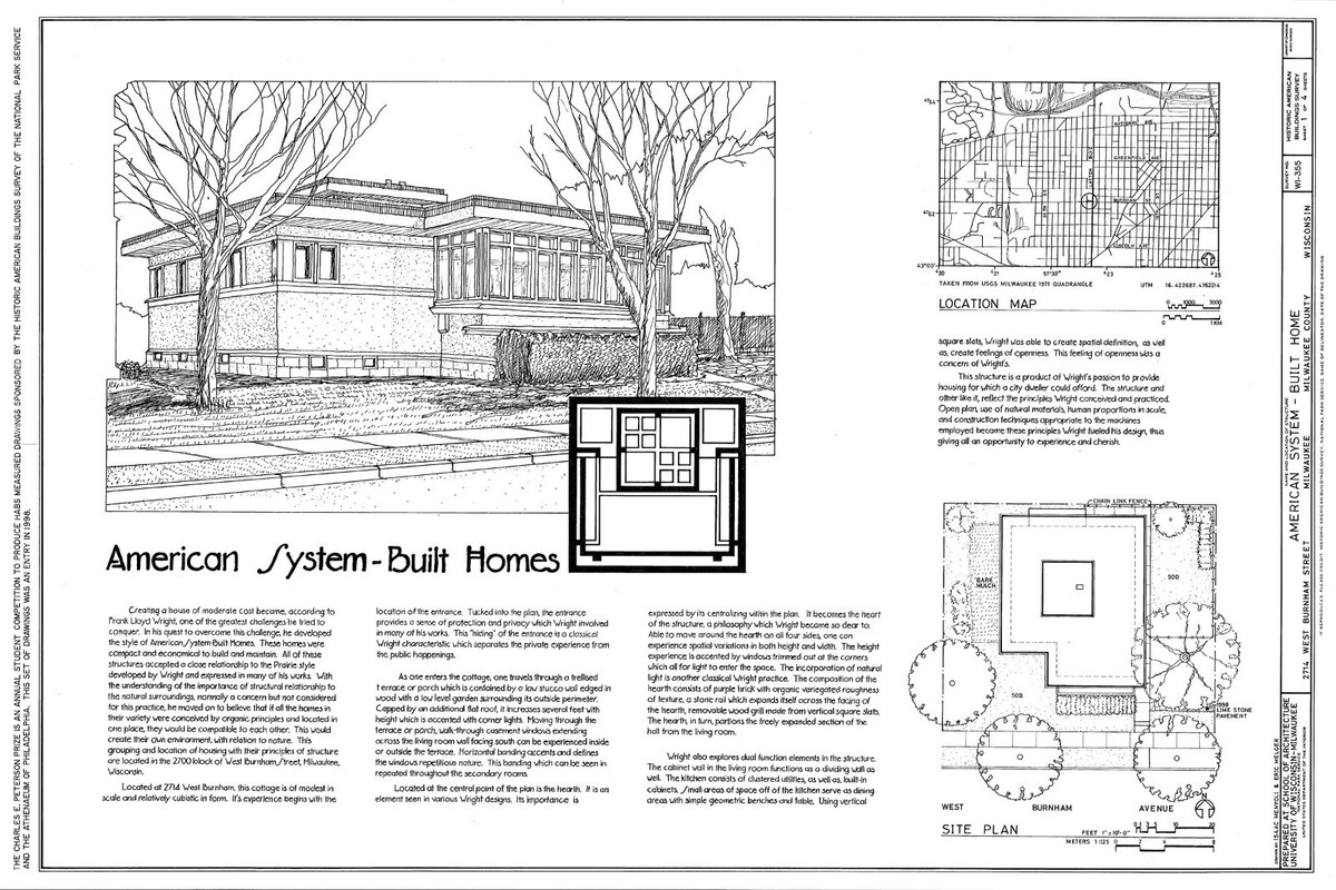 Bungalow Floor Plans Frank Lloyd Wright