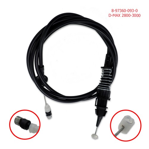 For Isuzu D-Max 2800-3000 2003 - 2010 Accelerator Throttle Cable Black ...