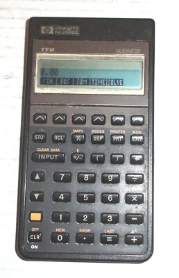Vintage HP Hewlett Packard 17B Business Calculator | eBay