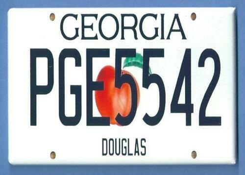 GEORGIA LICENSE PLATE *2X3 FRIDGE MAGNET* PEACH SOUVENIR STOCKING ...