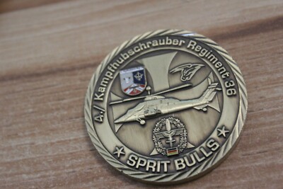 Germany 4./ Kampfhubschrauber Regiment 36 Challenge Coin | eBay