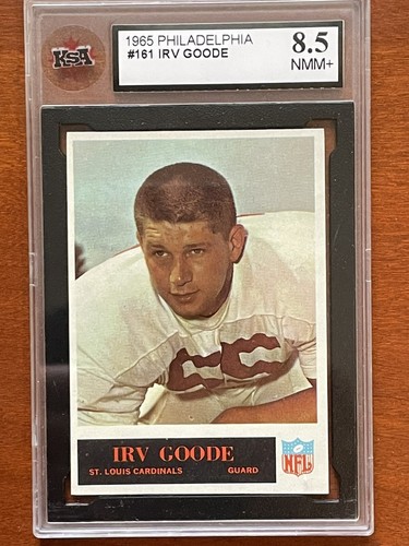 1965 Philadelphia football card #161 Irv Goode St Louis Cardinals ...