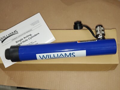 Williams by Snap 10 Ton 10” Stroke Threaded Hole Threaded Rod Hydraulic ...