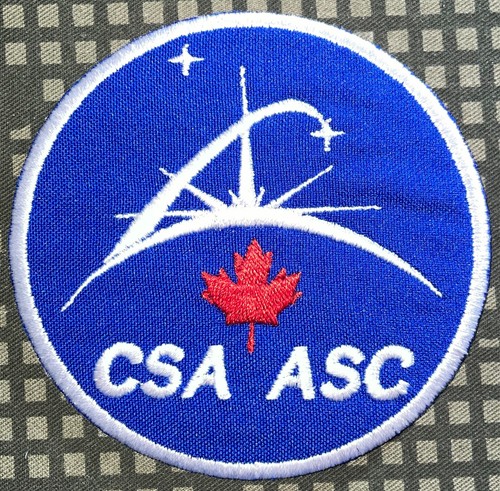 CSA ASC Canadian Space Agency Agence Spatiale Canadienne Patch Repro ...