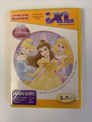 Fisher Price Vtech V.Reader iXL ~Disney Princess ~Interactive E-Reading ...