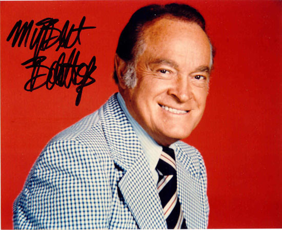 Bob Hope Autograph. Large signed Photo. CoA. | eBay