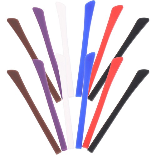 12 Pairs Silicone Glass Legs Eyeglasses Temple Tips Glasses Retainers ...